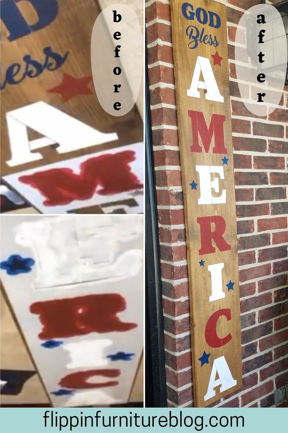 DIY America Wood Sign – Flippin Furniture