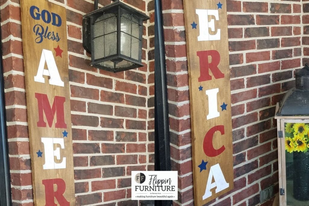 DIY America Wood Sign – Flippin Furniture