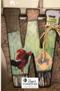 DIY Farmhouse Monogram Sign – Flippin Furniture