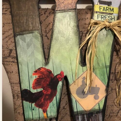 DIY Farmhouse Monogram Sign – Flippin Furniture