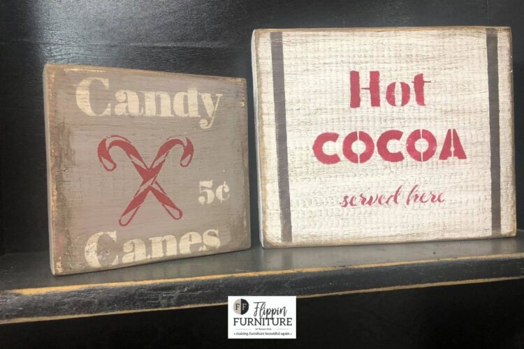 DIY Cocoa Bar Signs – Flippin Furniture
