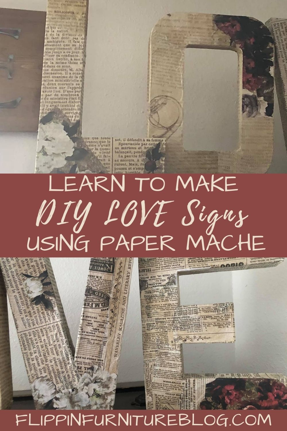 DIY Love Signs – Flippin Furniture