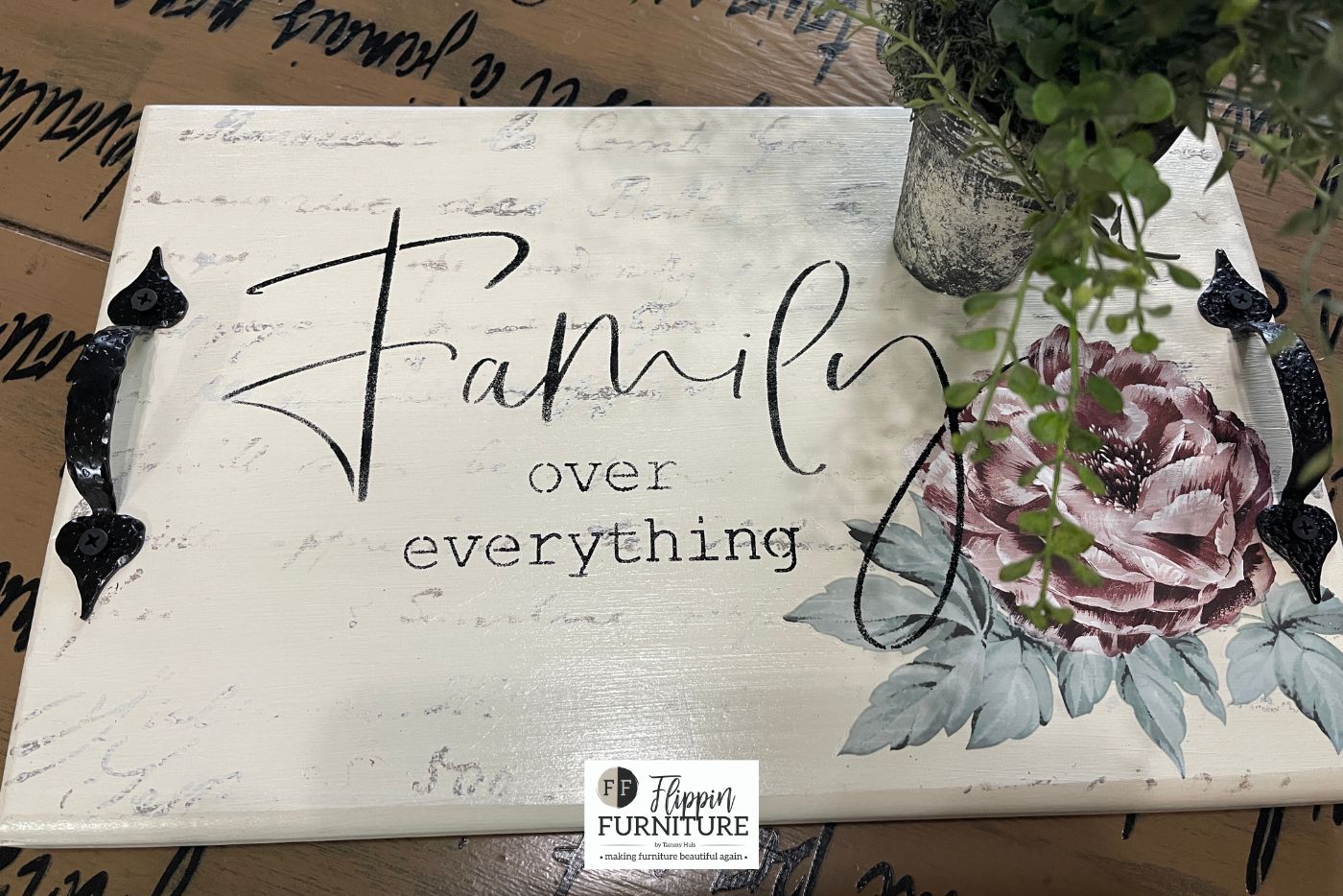 How to Make a Decorative Tray – Flippin Furniture