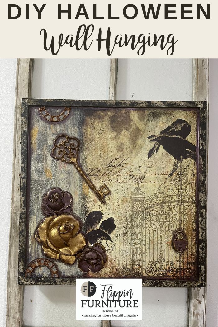 How To Make A Halloween Wall Hanging – Flippin Furniture