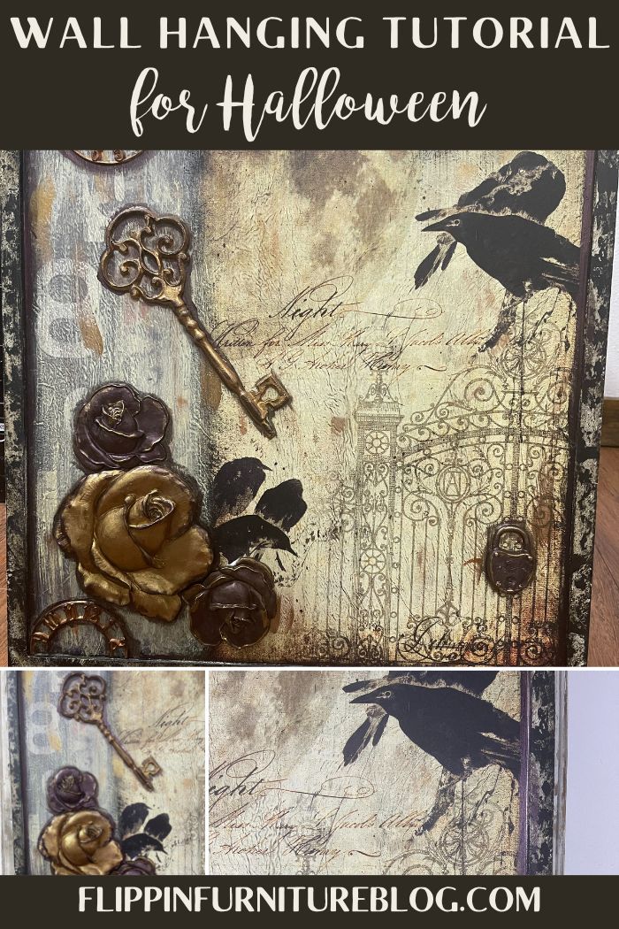 How To Make A Halloween Wall Hanging – Flippin Furniture