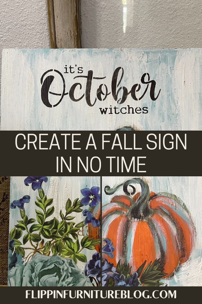 Create Your Own Fall Sign Using Fall Stencils and Transfers – Flippin ...
