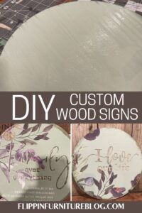 How to Stencil a Custom Wood Sign for Your Home – Flippin Furniture