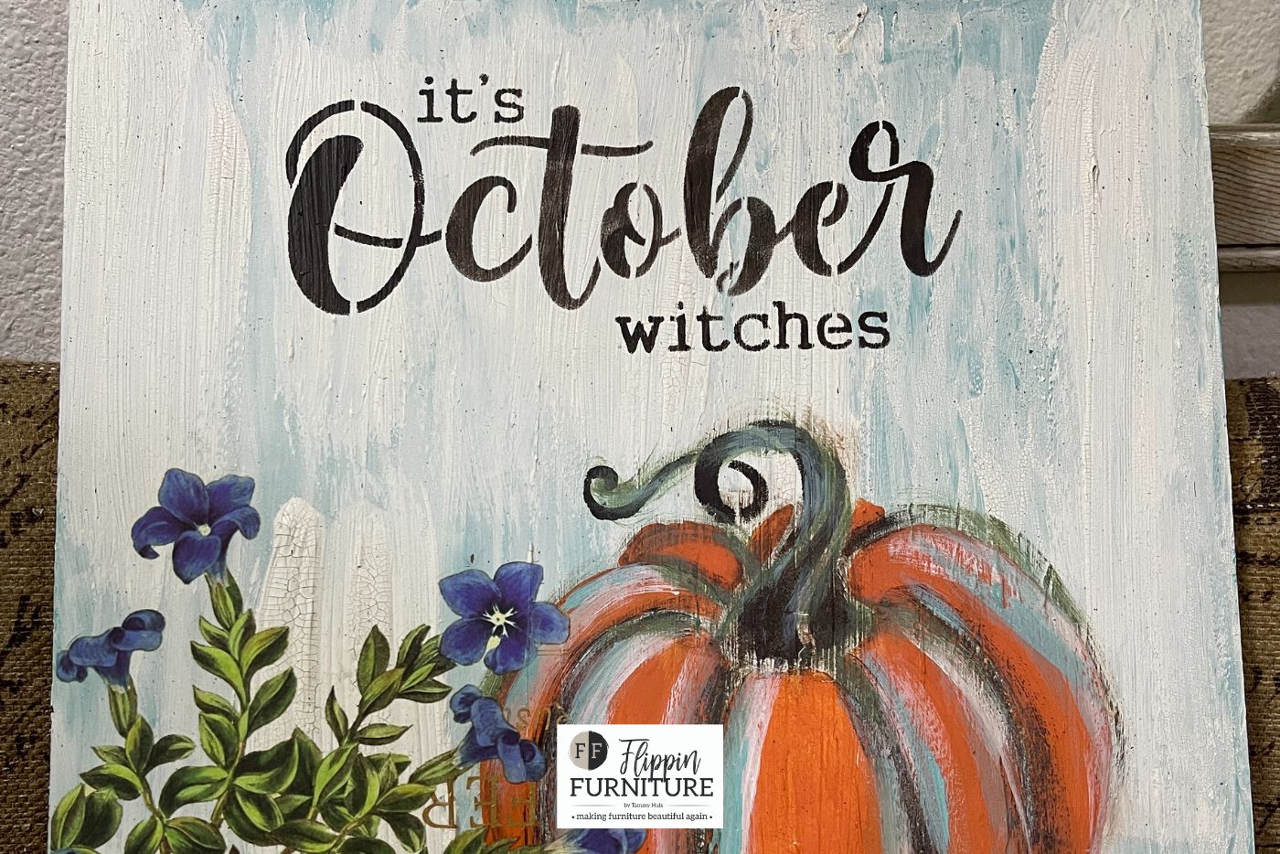 Create Your Own Fall Sign Using Fall Stencils and Transfers – Flippin ...