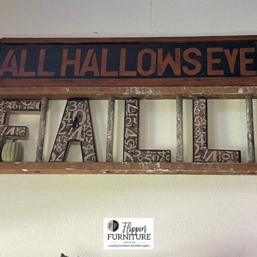 Paper Mache Fall Letter Sign – Flippin Furniture