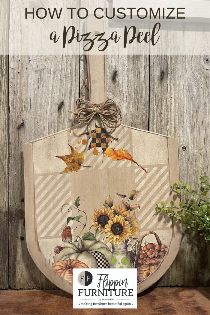 Personalize Pizza Peel Using Transfers – Flippin Furniture